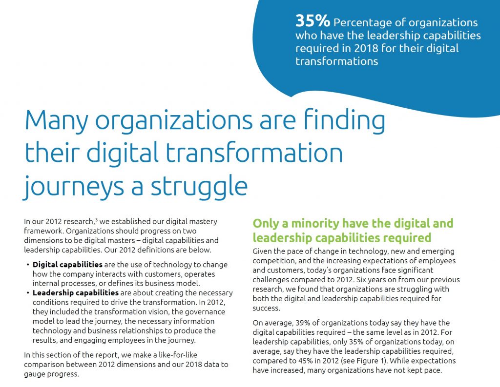 DTI的Digital Mastery报告（2018） – 企业架构学习网